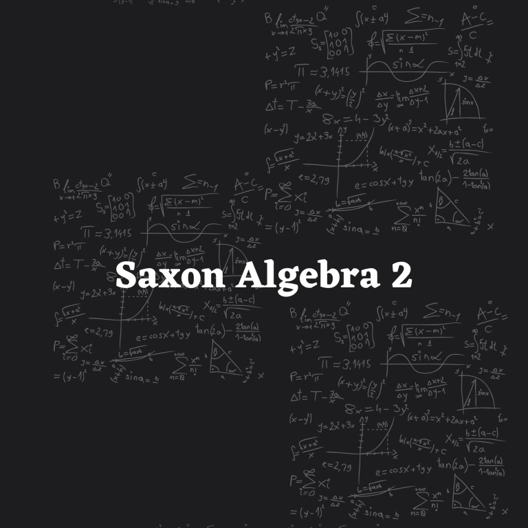 Saxon Algebra 2, Part One - Homeschool Connections