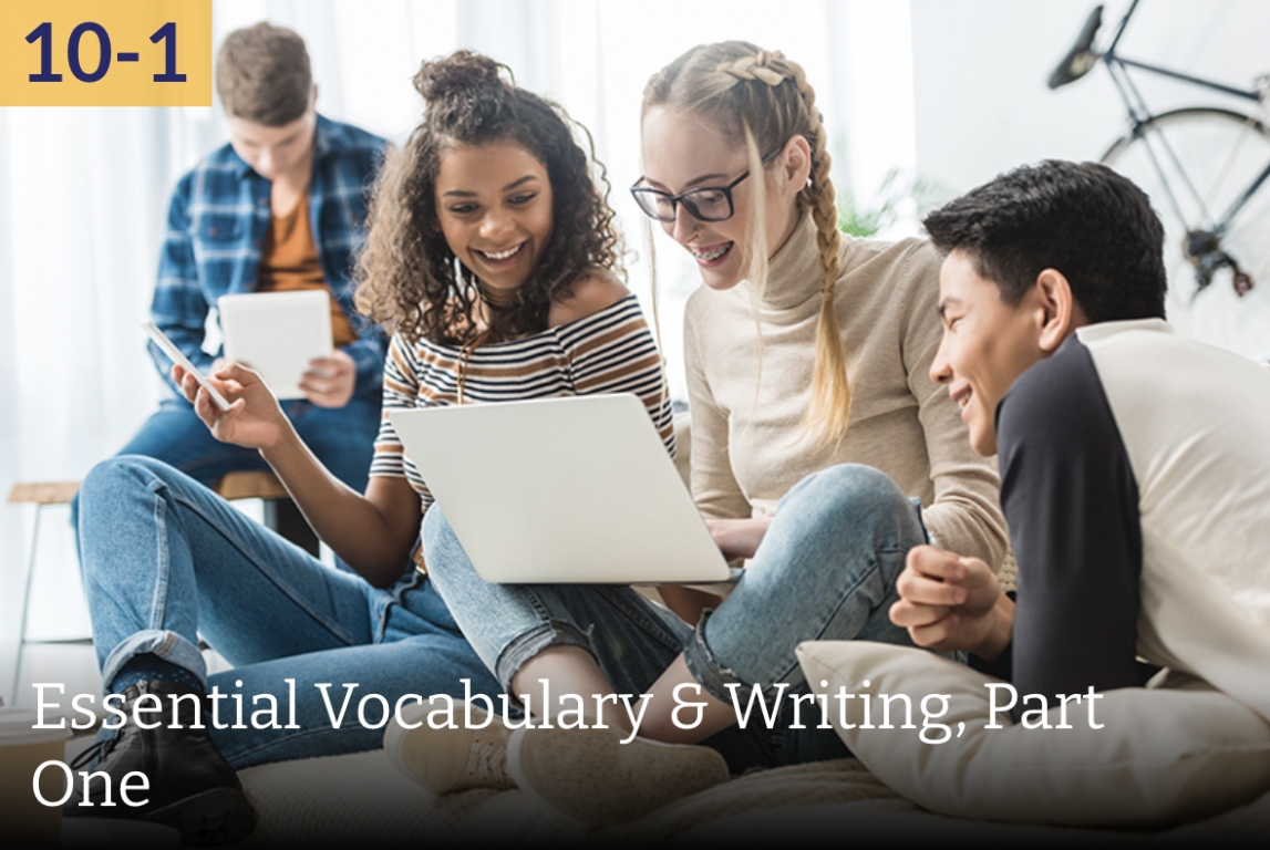 Vocabulary and Writing, Part One (HS 10-1) with Erin M. Brown, MA, MFA ...